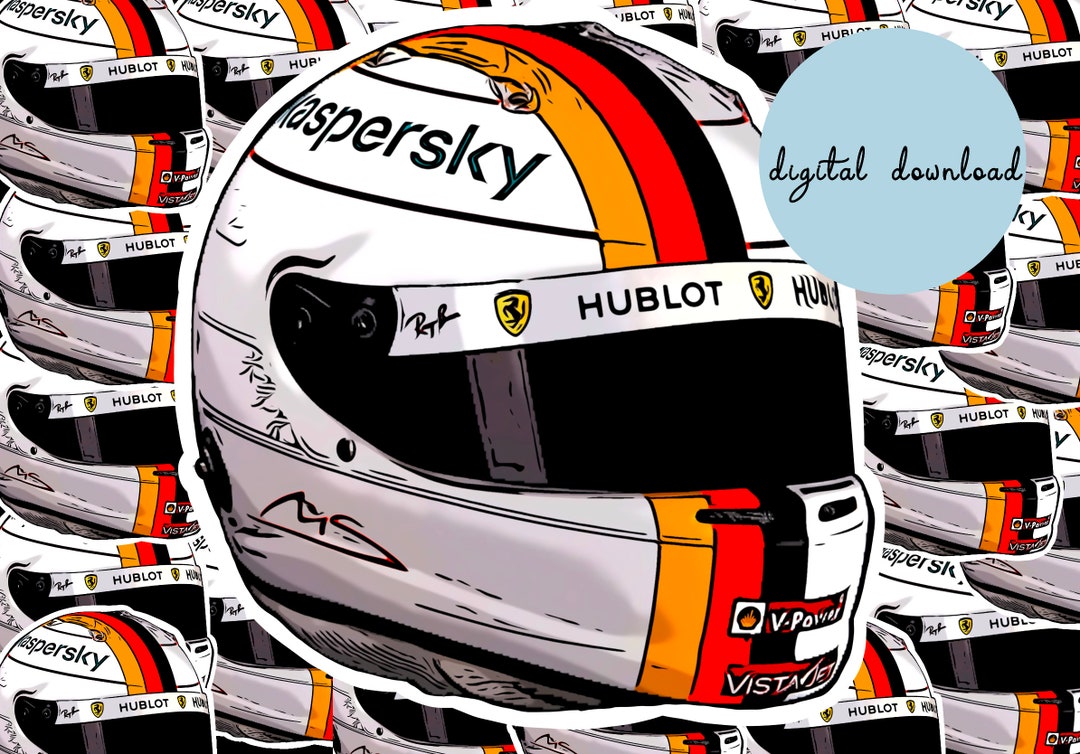 Digital Download* Sebastian Vettel 2020 Formula One Helmet - Etsy