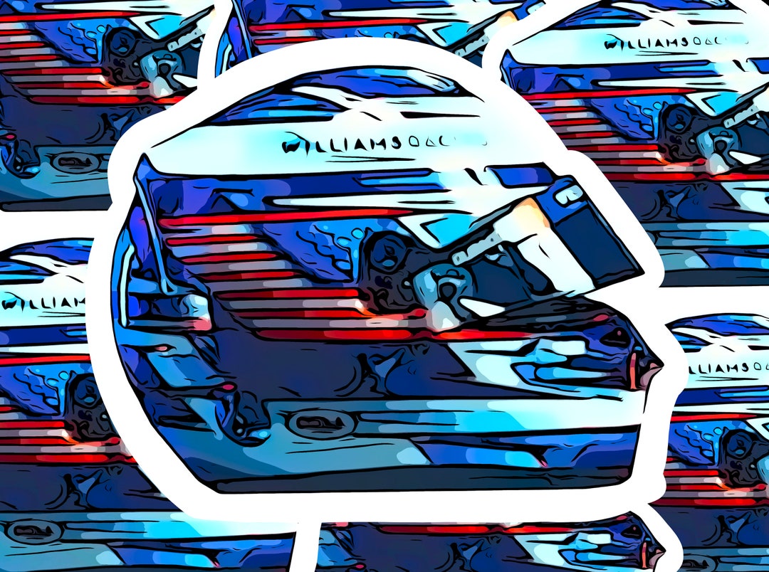 Logan Sargeant 2023 Helmet Vinyl Sticker - Etsy