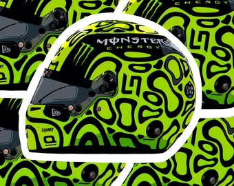 Minimalistic Lando Norris Miami GP 2023 Special Beachball Helmet ...