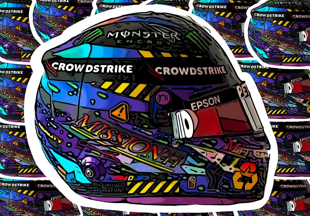 Lewis Hamilton 2021 Silverstone Helmet Vinyl Sticker - Etsy