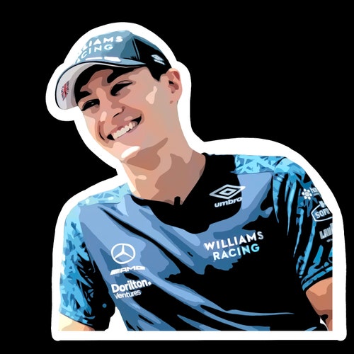 George Russell 2022 Formula 1 F1 Helmet Waterproof Sticker - Etsy
