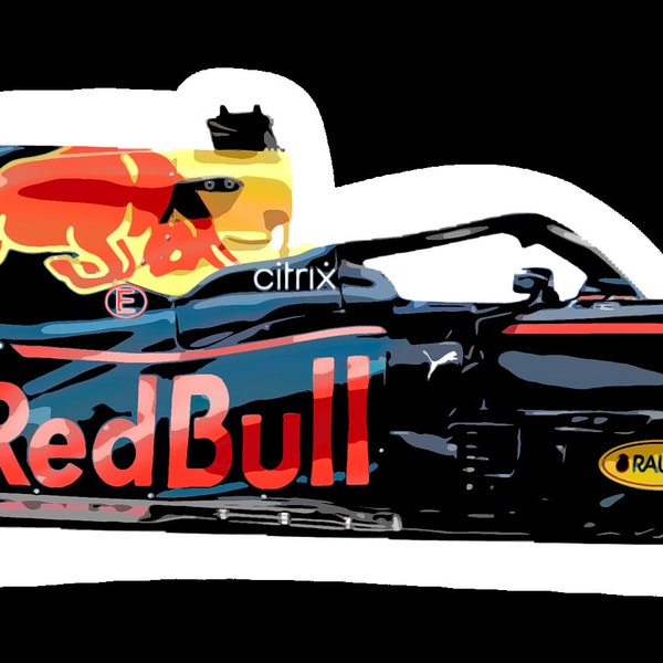 Red Bull Sticker - Etsy