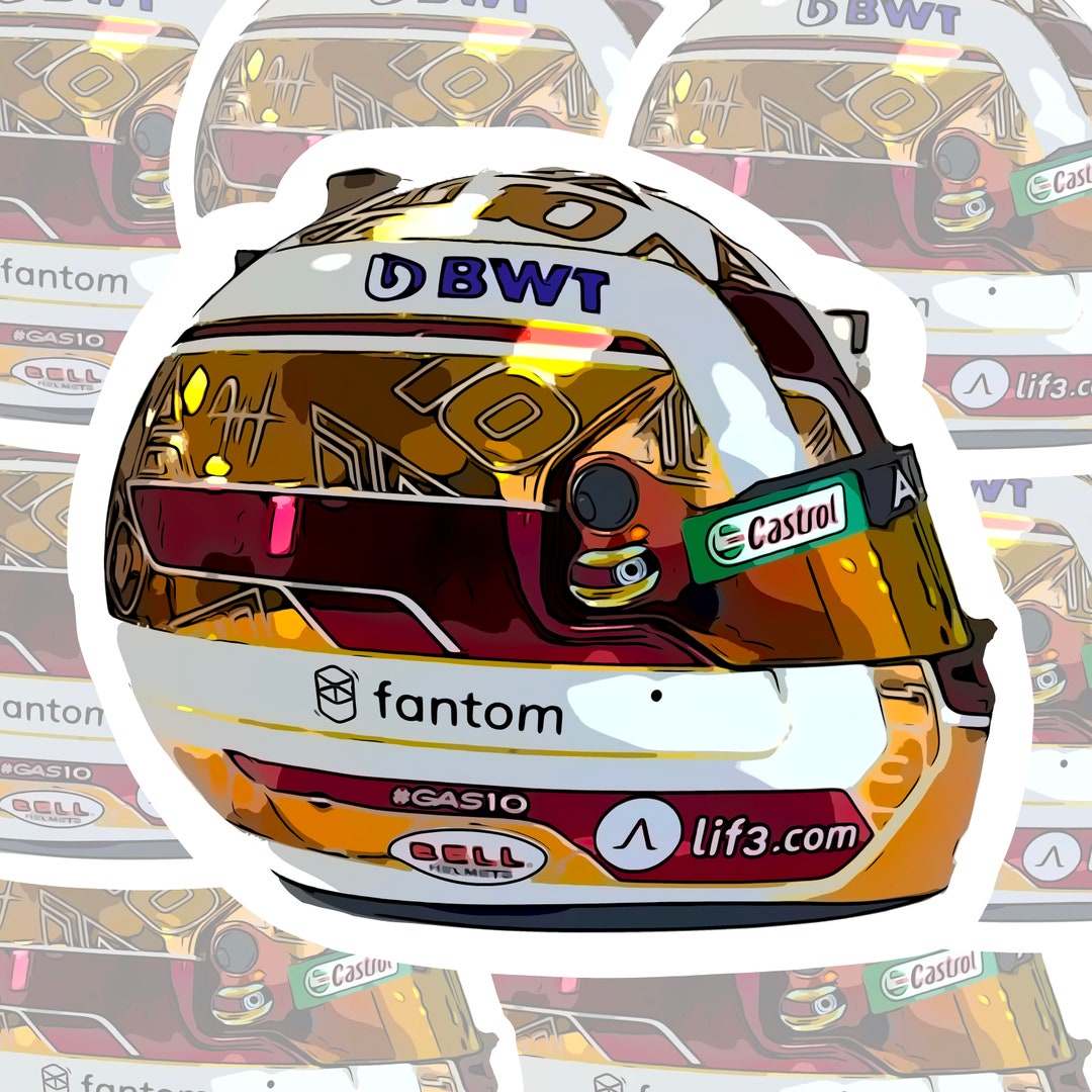 Pierre Gasly 2023 Helmet Vinyl Sticker - Etsy