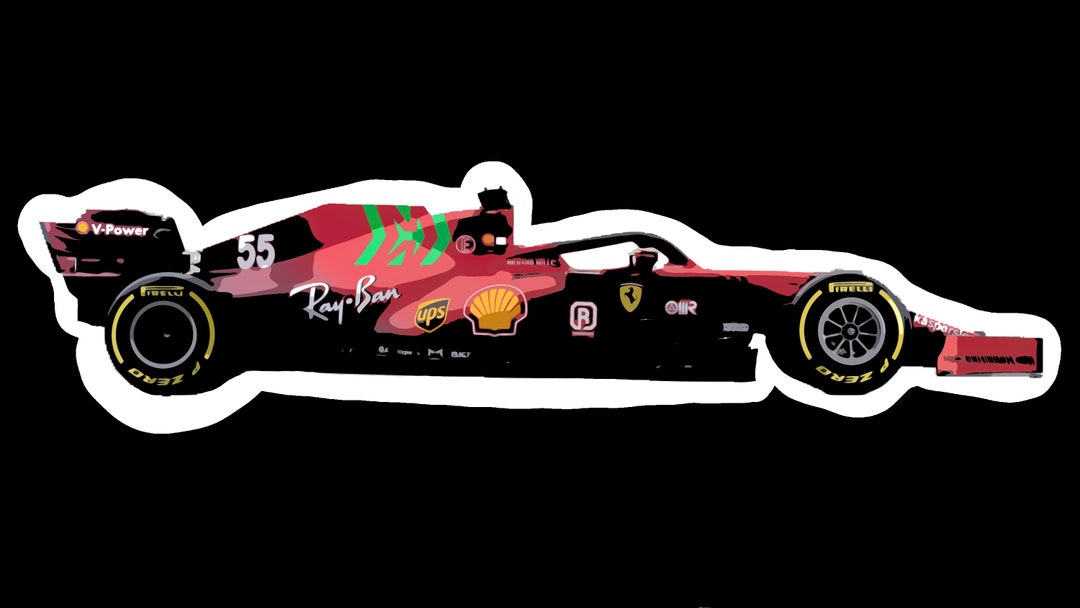 Scuderia Ferrari F1 Car Vinyl Sticker - Etsy