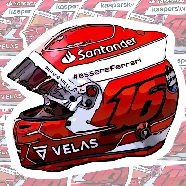 Charles Leclerc Stickers - Etsy