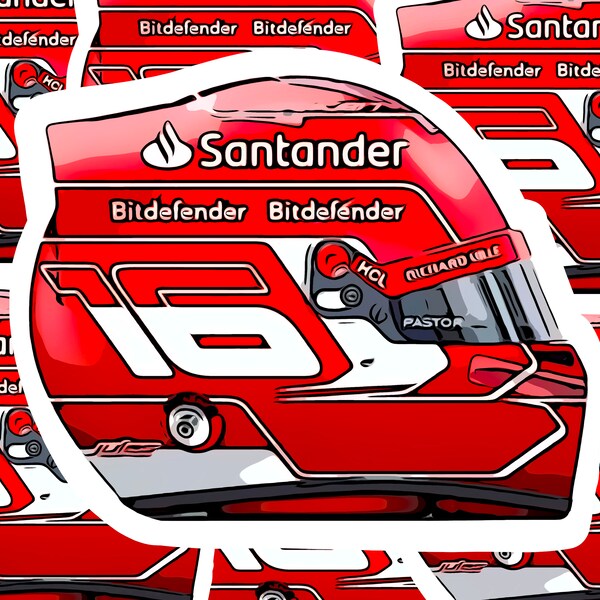 Charles Leclerc Stickers - Etsy