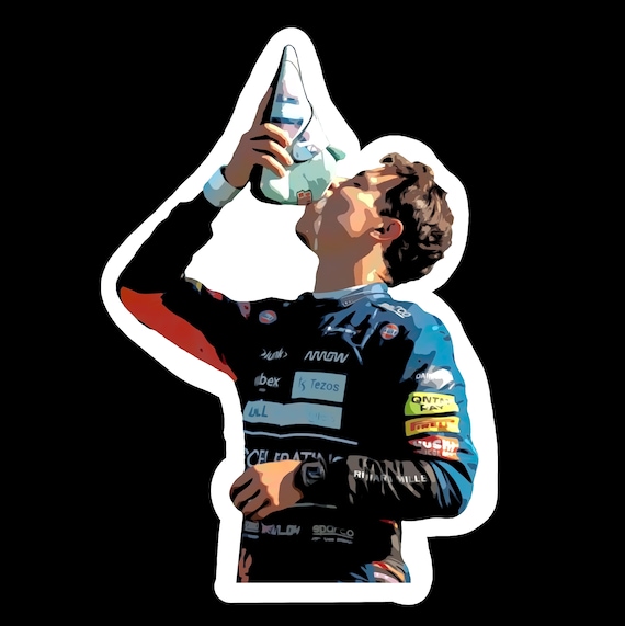 Formula One Lando Norris Vinyl Sticker | Etsy