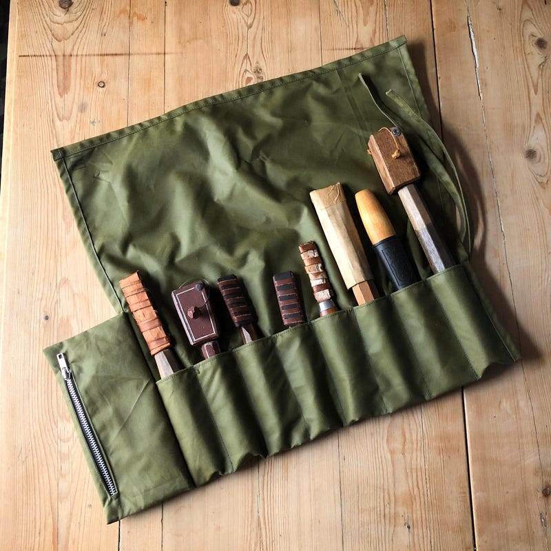 Canvas Paintbrush Roll - Etsy Canada
