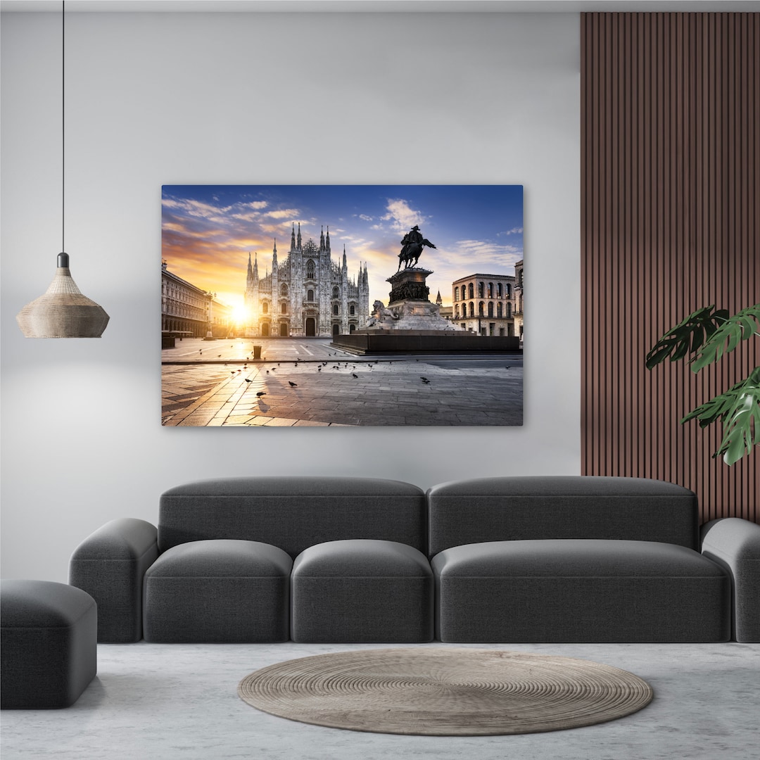 Milan Cityscape Canvas Wall Art Canvas Wall Decor Ready to - Etsy UK