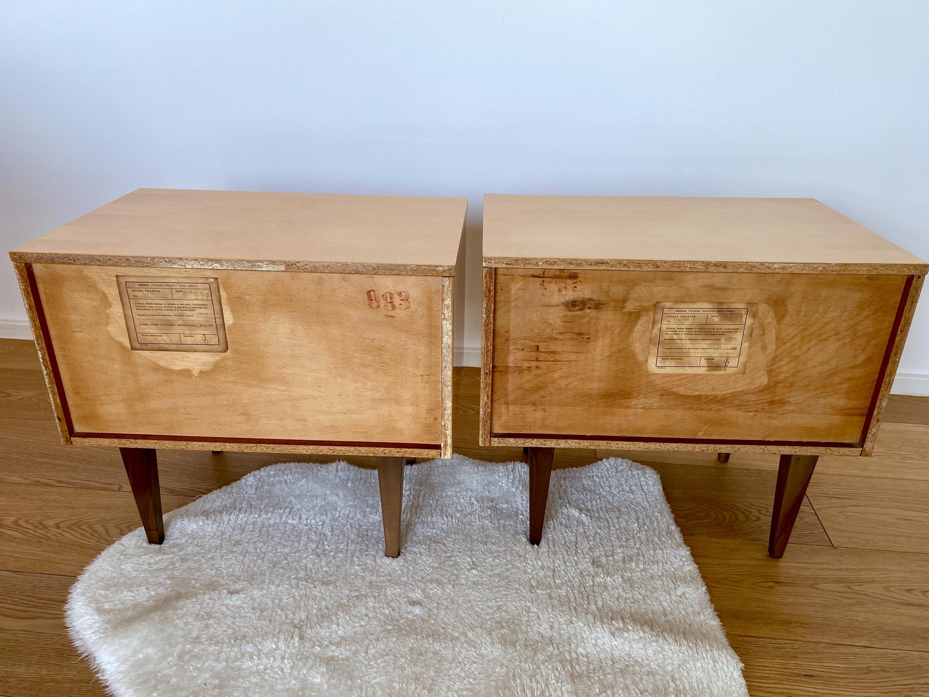 MEBLO / 1965 /meblo Nightside Tables/meblo Bedside Cabinets/meblo ...