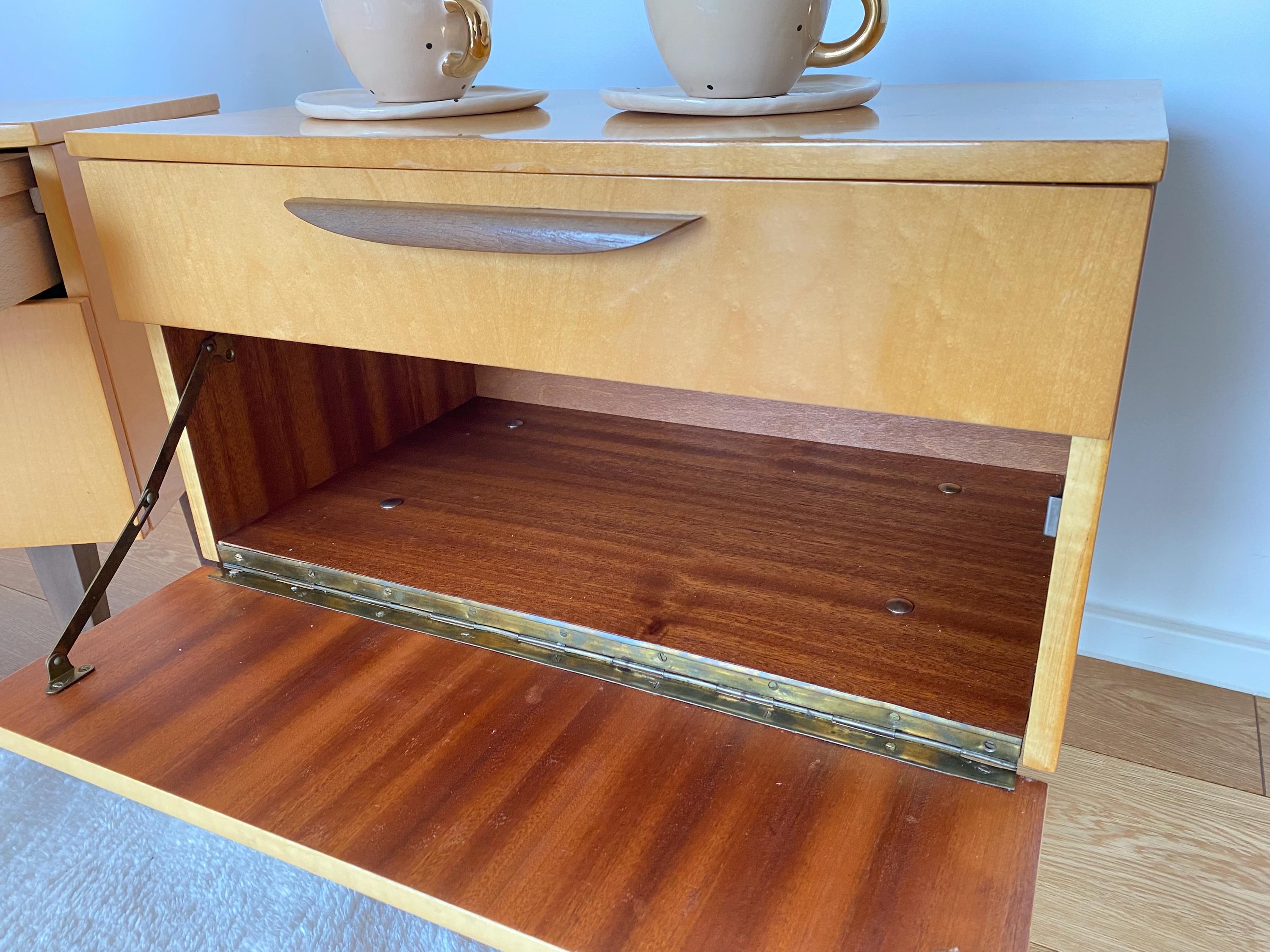 MEBLO / 1965 /meblo Nightside Tables/meblo Bedside Cabinets/meblo ...