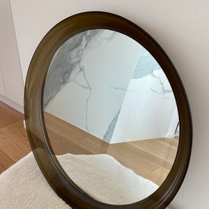 Retro Mirror/round Wall Mirror/space Age Mirror/ 70's - Etsy