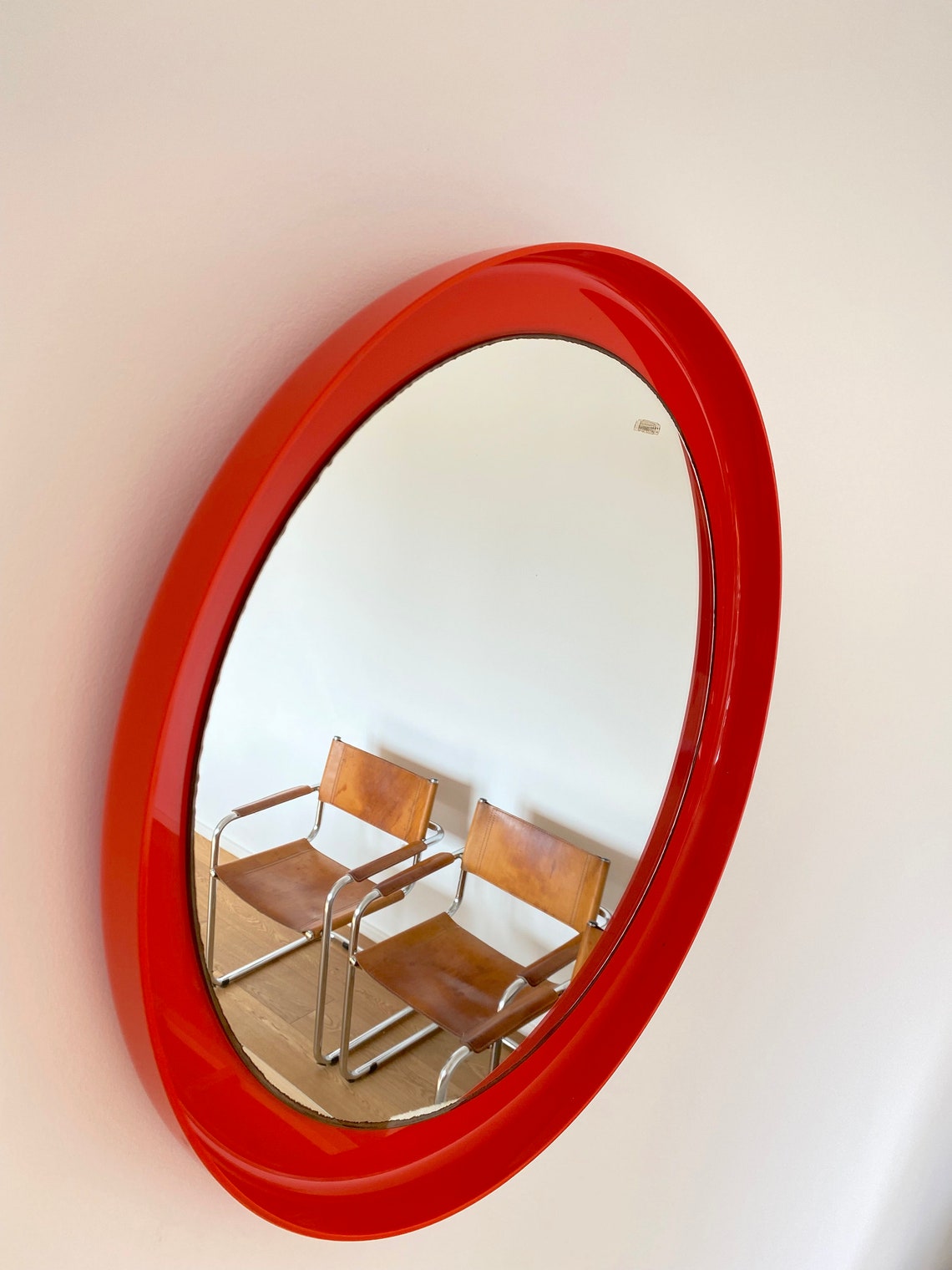 Retro Mirror / Round Wall Mirror / Space Age Mirror /70's / Pop Art ...