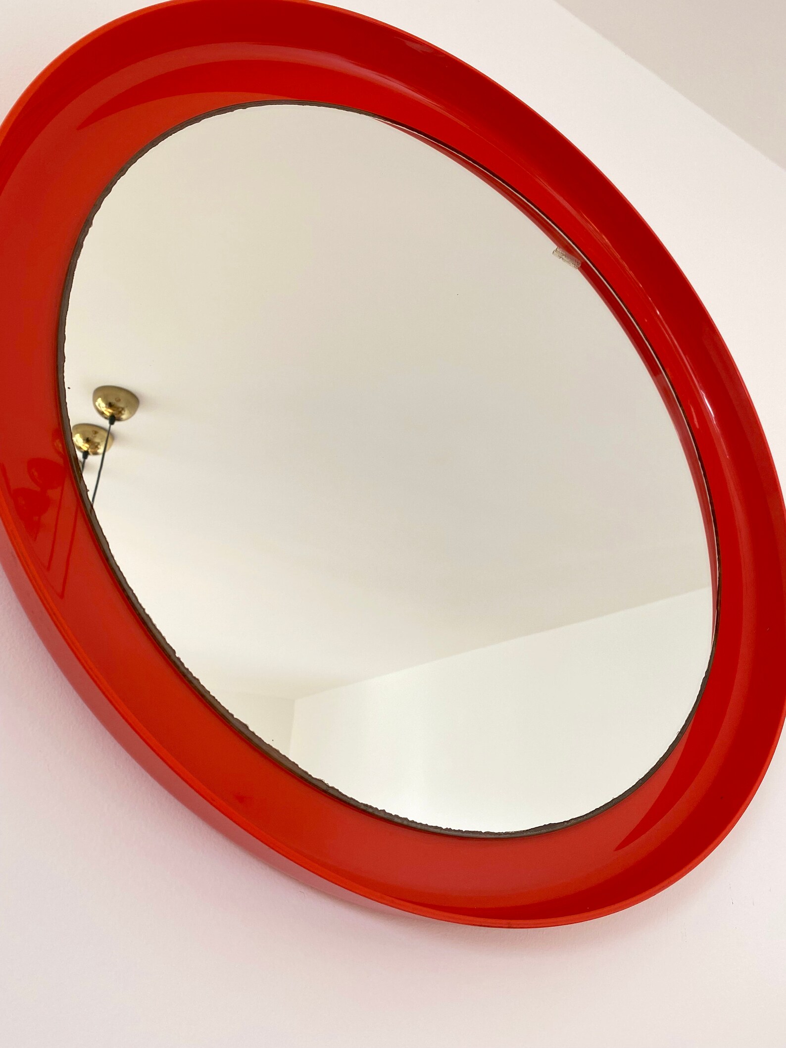 Retro Mirror / Round Wall Mirror / Space Age Mirror /70's / Pop Art ...