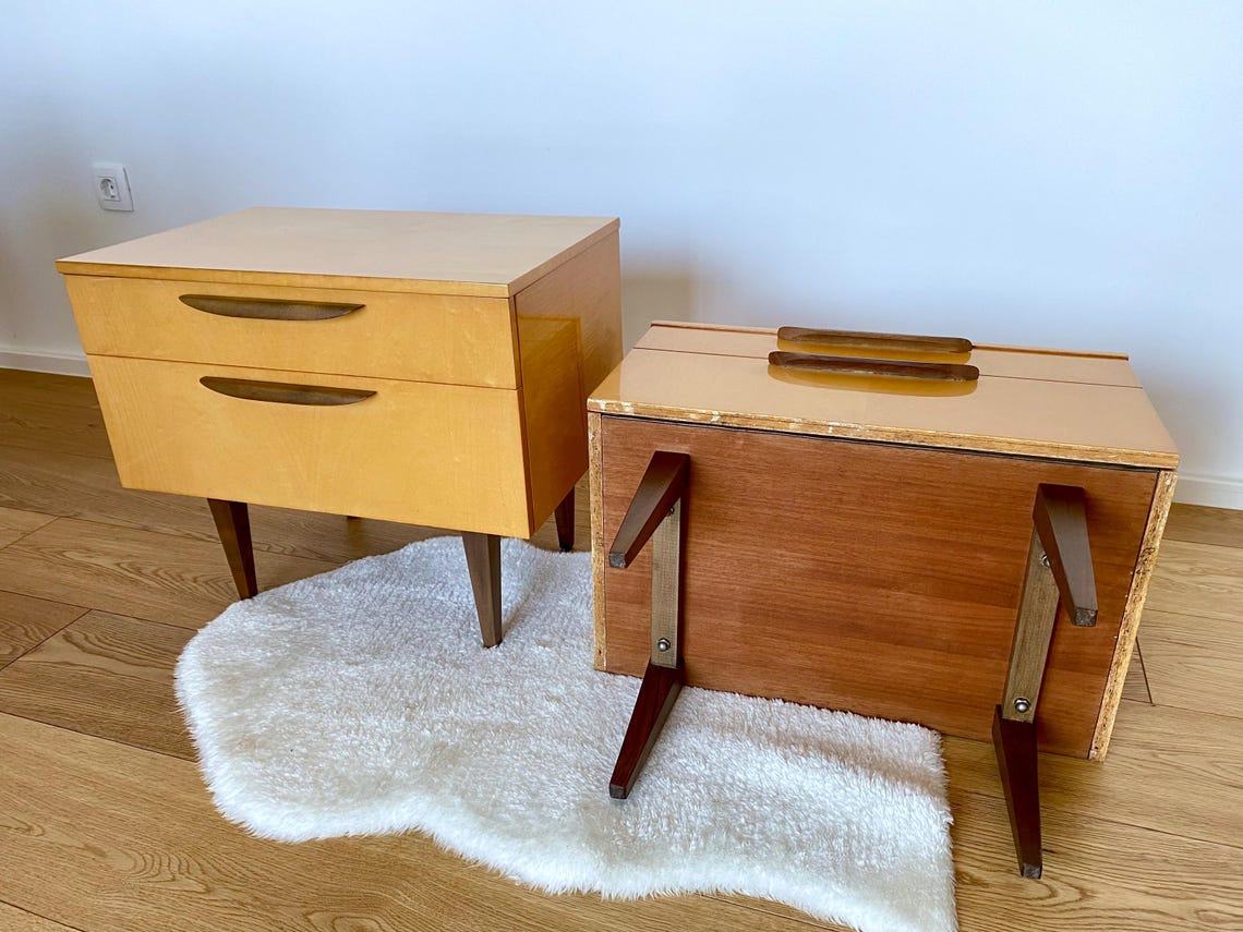 MEBLO / 1965 /meblo Nightside Tables/meblo Bedside Cabinets/meblo ...