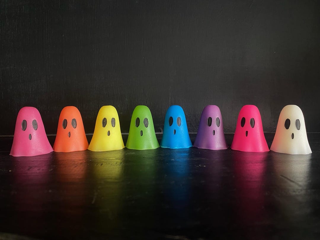 Set of All 8 Rainbow Ghost - Etsy