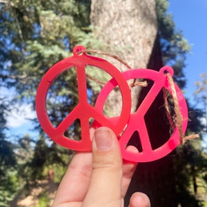 Peace Sign Ornament - Etsy