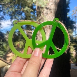 Peace Sign Ornament - Etsy