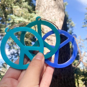 Peace Sign Ornament - Etsy