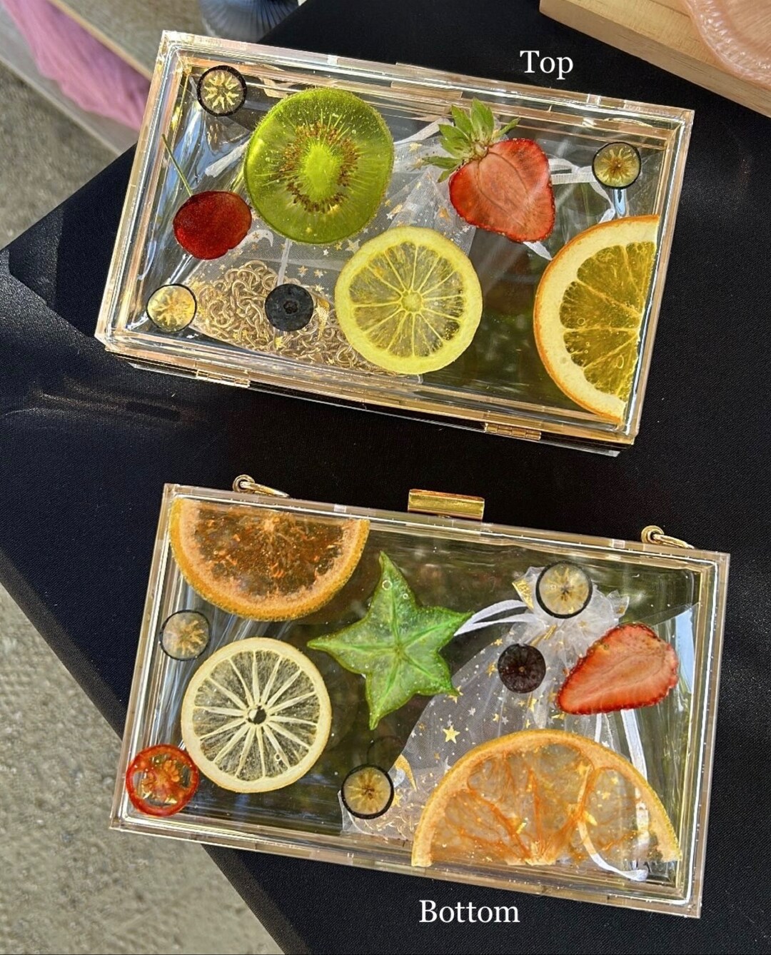Fruit Acrylic Purse See-through Purse - Etsy