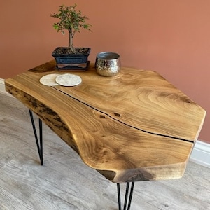 WALNUT Live Edge Coffee Table - Etsy