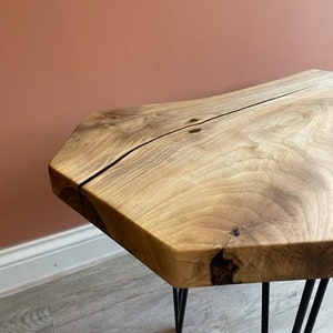 WALNUT Live Edge Coffee Table - Etsy