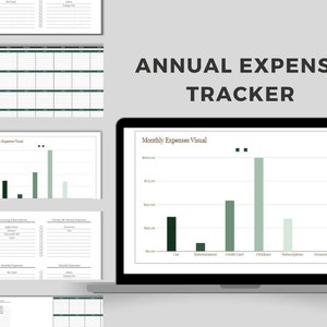 Annual Expense Tracker, Ultimate Tracker for Anyone - Etsy