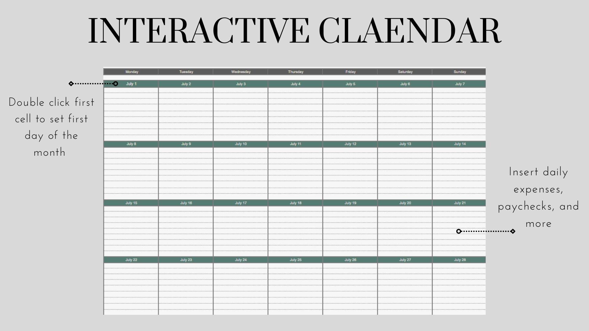 Annual Expense Tracker, Ultimate Tracker for Anyone - Etsy
