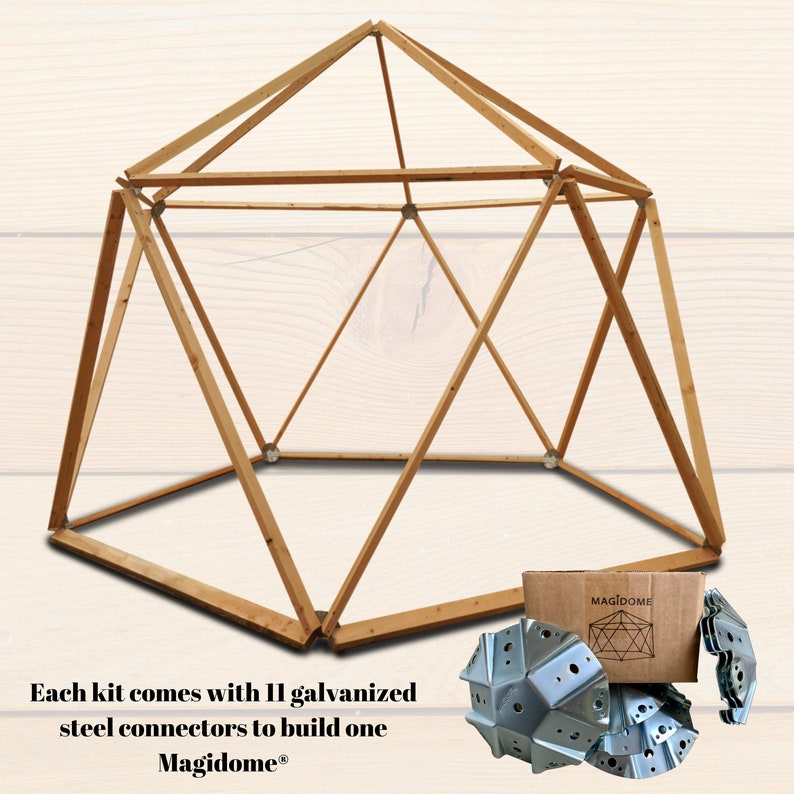 Magidome Geodesic Dome Connector Kit: DIY Playhouse, Trellis ...