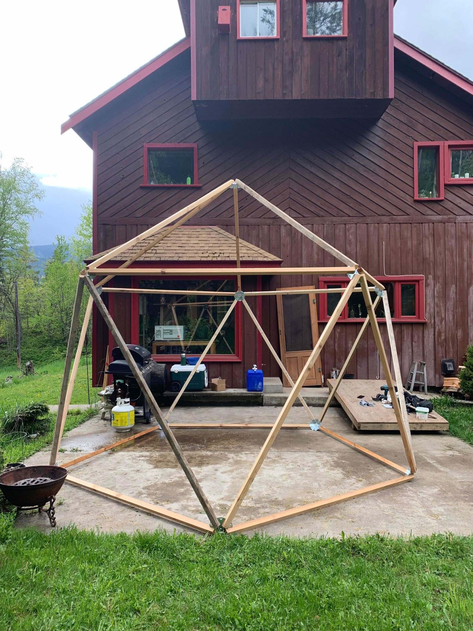 Magidome Steel Geodesic Dome Connectors Build a Shed Yurt - Etsy Canada