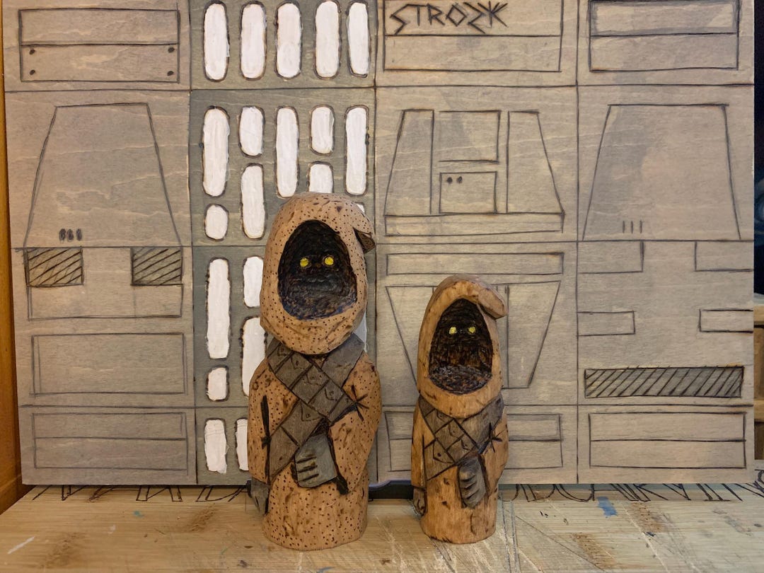 A Hand-carved Jawa From the Star Wars Movie "a New Hope". - Etsy