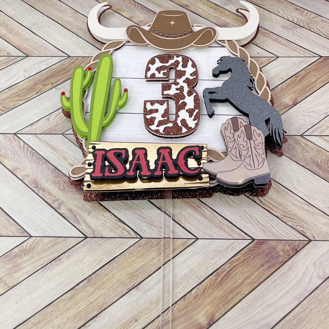 Cowboy Cake Topper Cowboy Cake Topper Cowboy Party Cowboy - Etsy