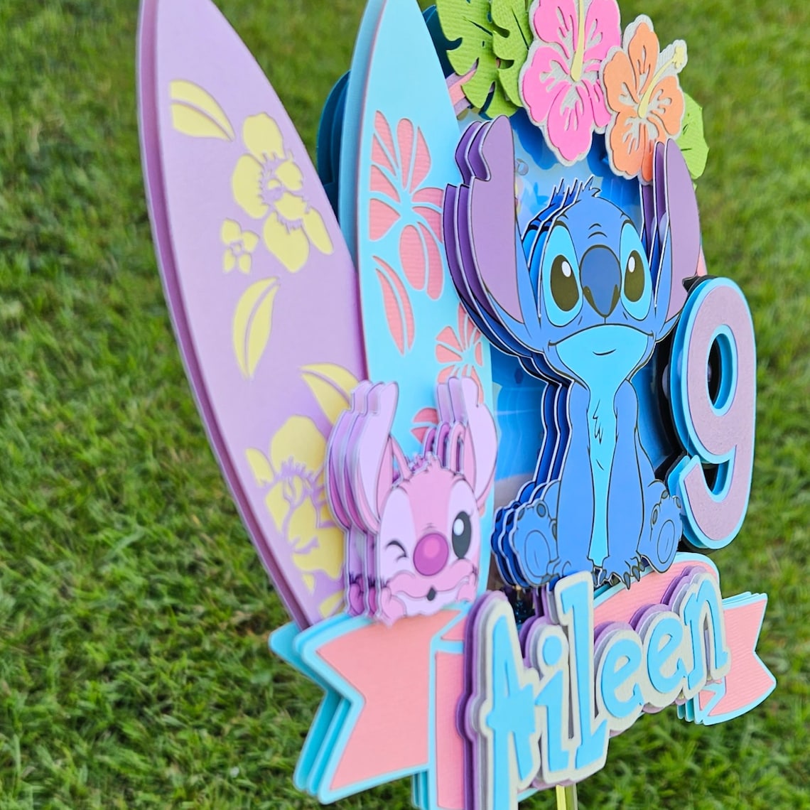 Stich Cake Topper, Stich Party Theme, Stich Party Decor, Stich Party ...