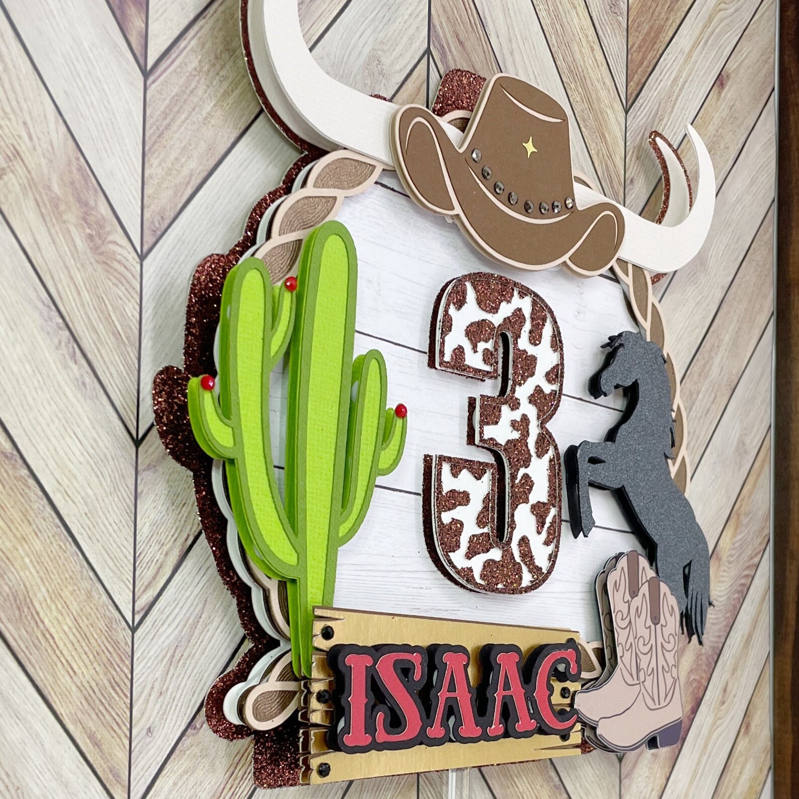 Cowboy Cake Topper, Cowboy, Cake Topper, Cowboy Party, Cowboy Party ...