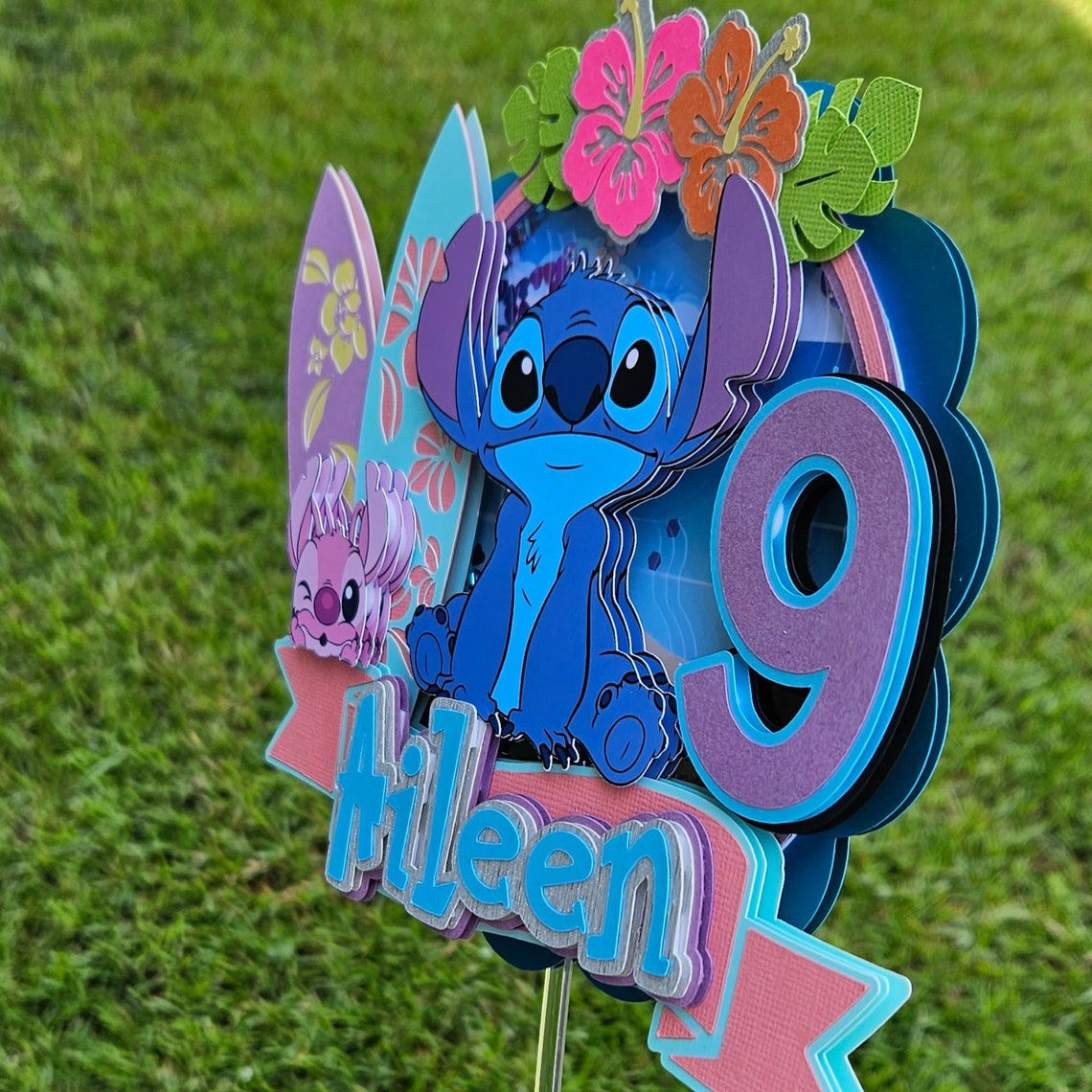 Stich Cake Topper, Stich Party Theme, Stich Party Decor, Stich Party ...
