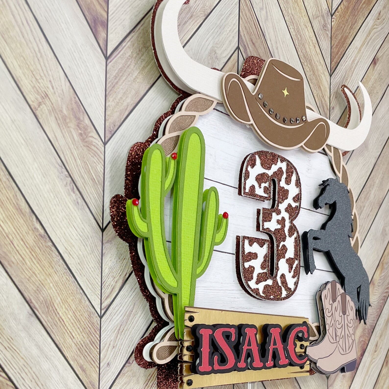 Cowboy Cake Topper, Cowboy, Cake Topper, Cowboy Party, Cowboy Party ...