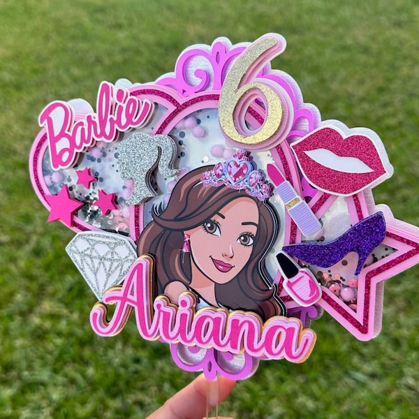 Barbie Cake Topper - Etsy