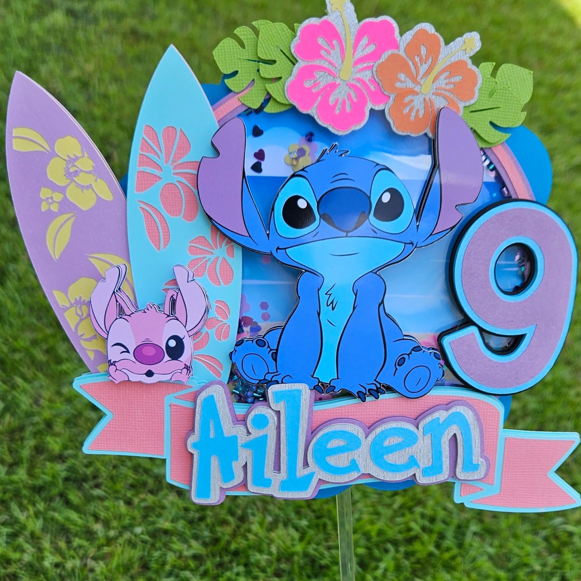 Stich Cake Topper, Stich Party Theme, Stich Party Decor, Stich Party ...