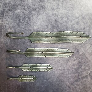 Hand Forged Feather Hook (multiple Sizes Available) - Etsy