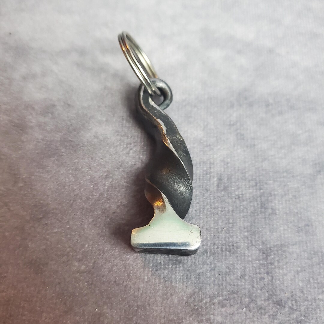 Mackinac Bridge Twisted Keychain *POLISHED* "e" - Etsy