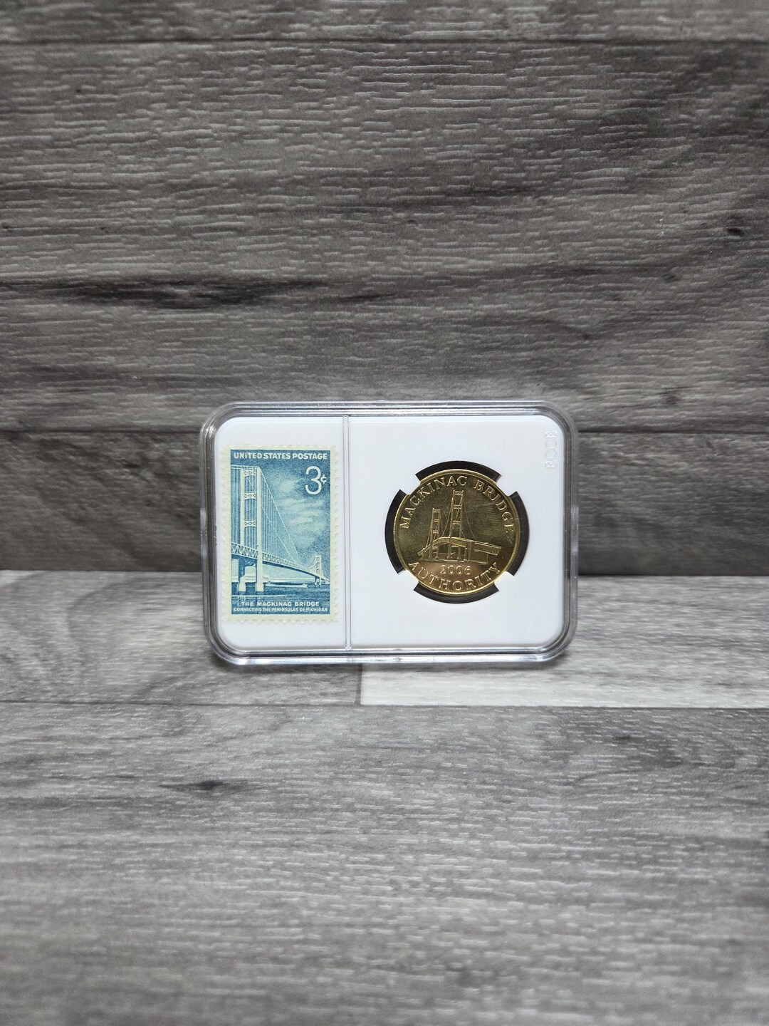Mackinac Bridge Vintage Stamp and Token Set - Etsy