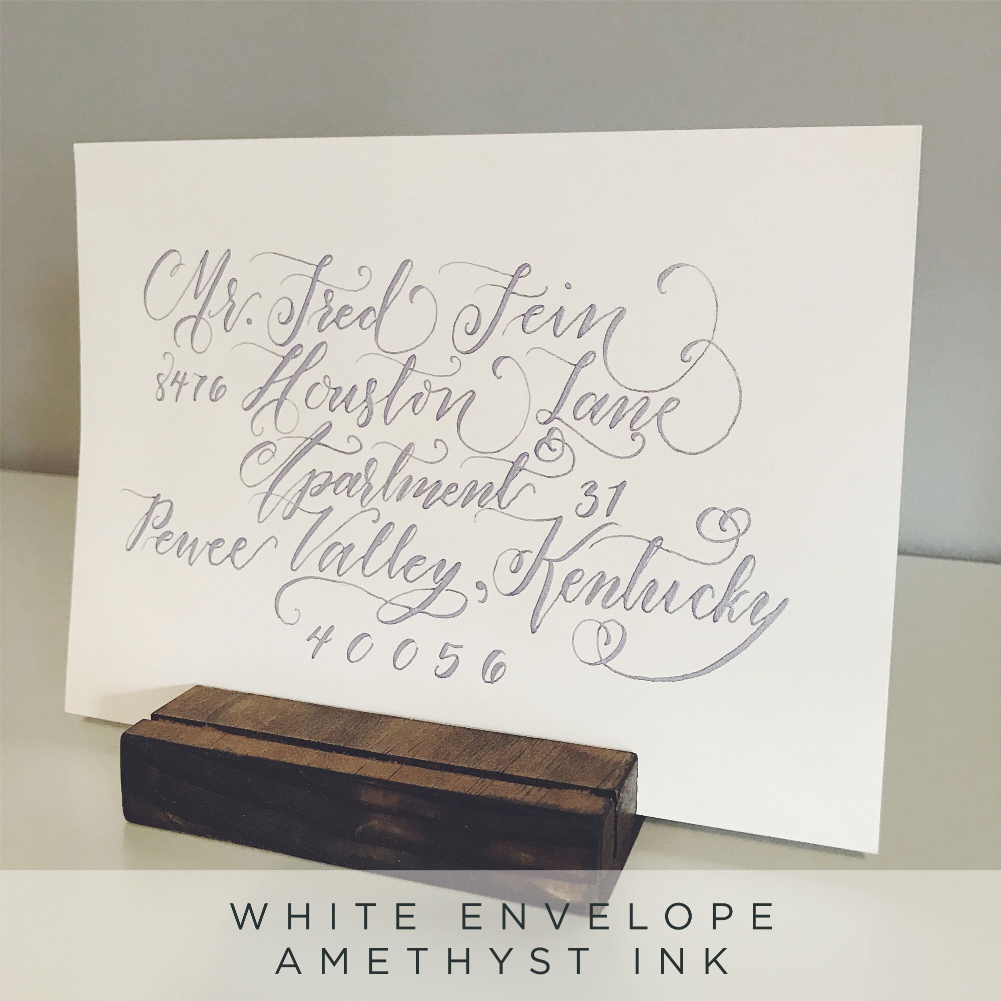 Wedding Invitation Envelope Calligraphy, Modern Wedding Invite ...