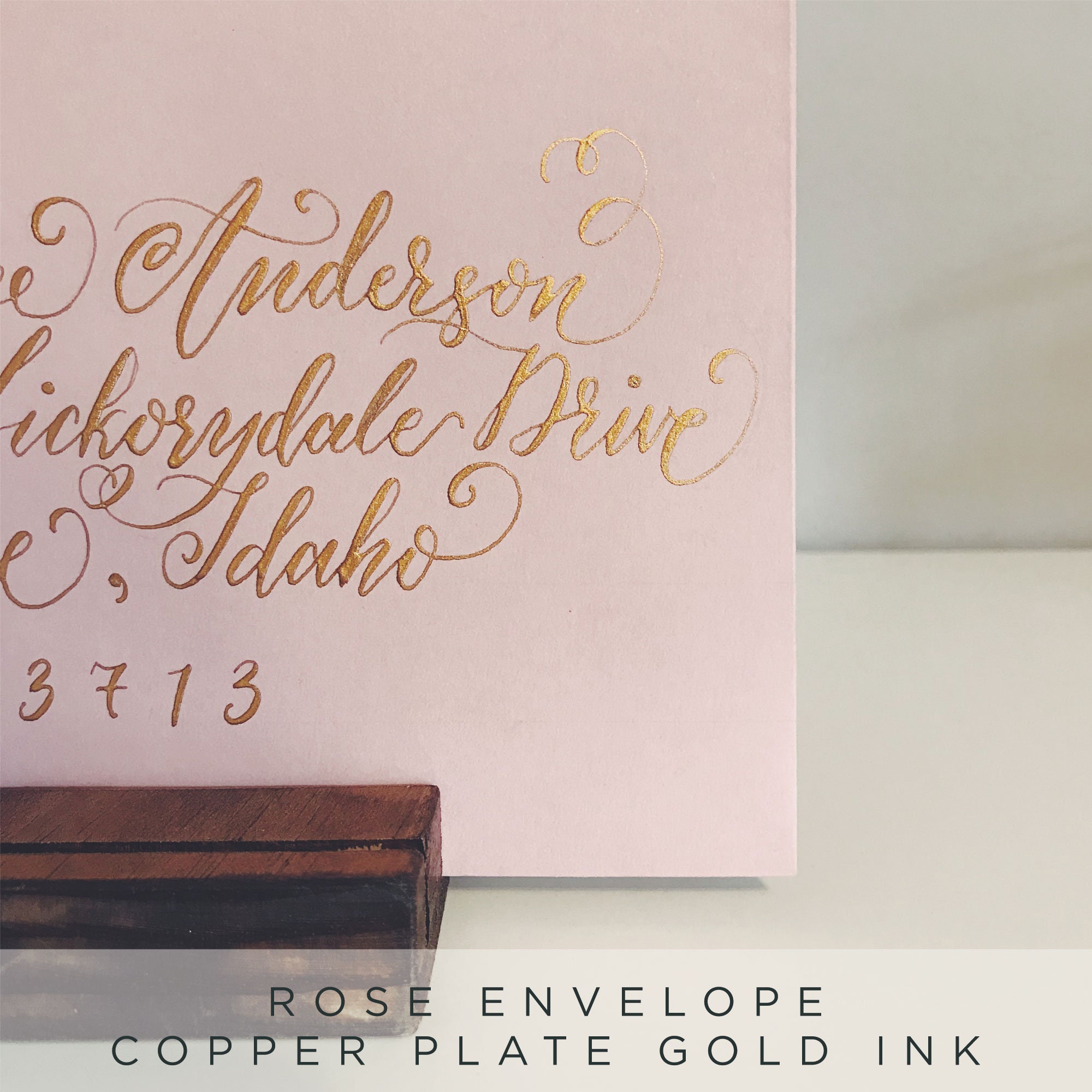 Wedding Invitation Envelope Calligraphy, Modern Wedding Invite ...