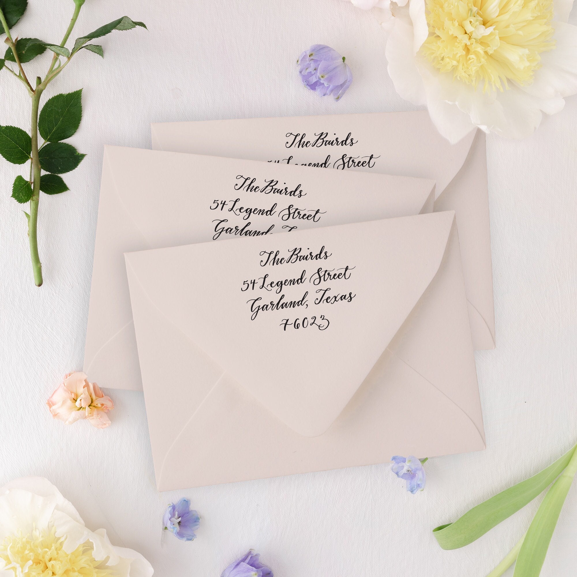 BOHO Return Address Stamp, Wedding Envelope Address Stamp Add On ...