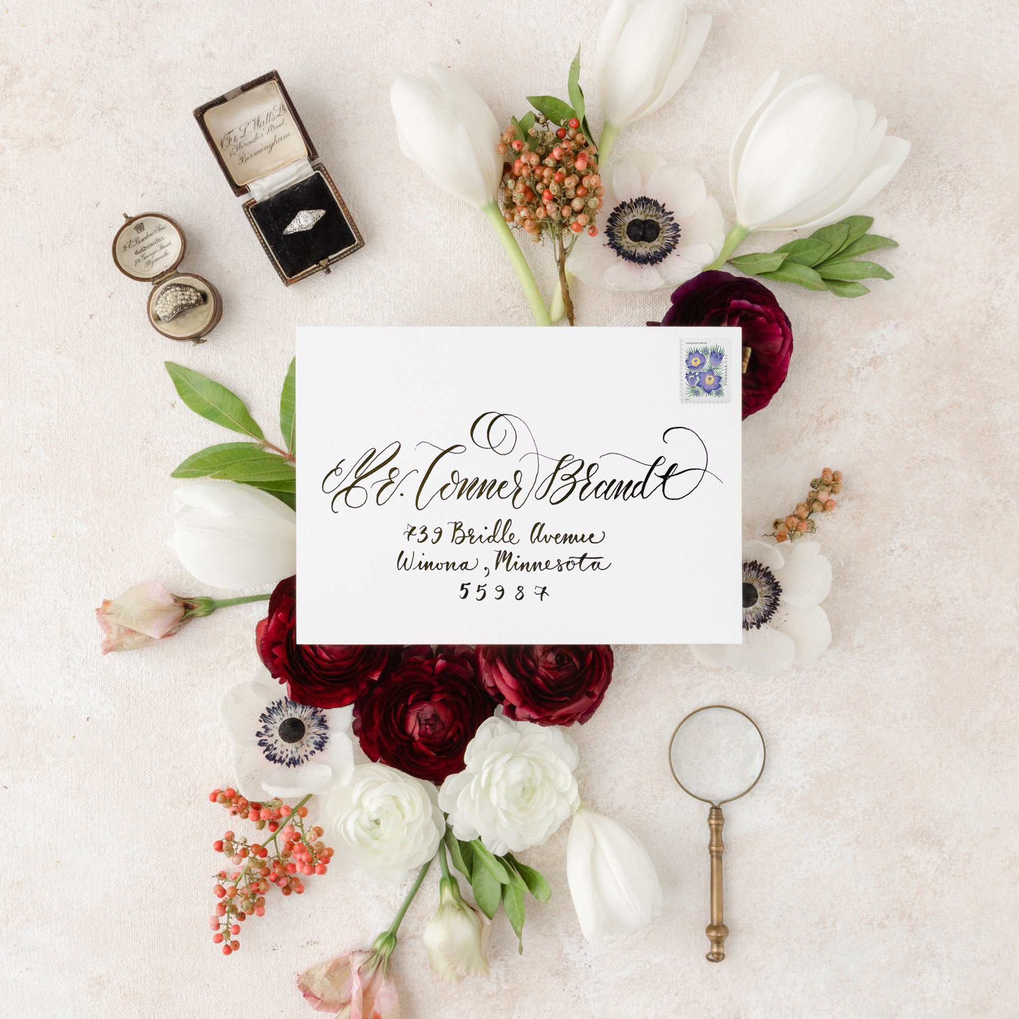 Wedding Invitation Envelope Calligraphy, Charming Wedding Stationery ...
