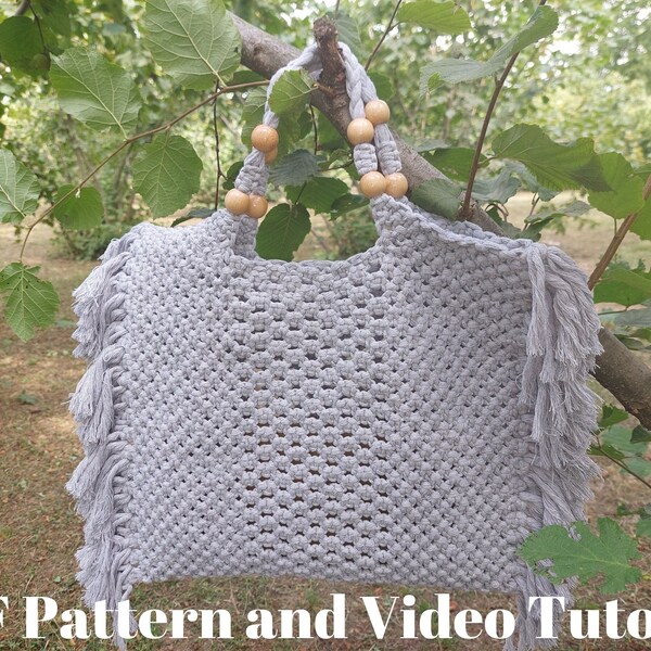 Macrame Tote - Etsy