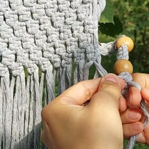 Macrame Beach Bag Pattern - DIY Macrame Tote Bag Tutorial - (PDF ...