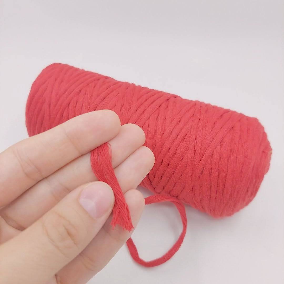 Macrame Cord 3mm Single Strand Yarn, 250gr 150m 160 Yards Natural Very ...