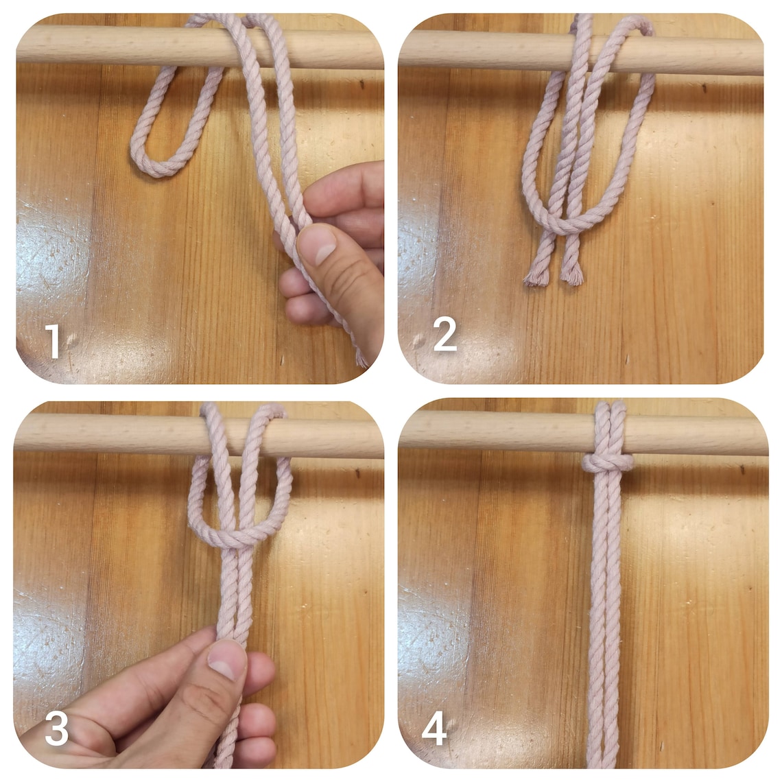 Macrame Knot Guide for Beginners - PDF E-book and Video Tutorial ...