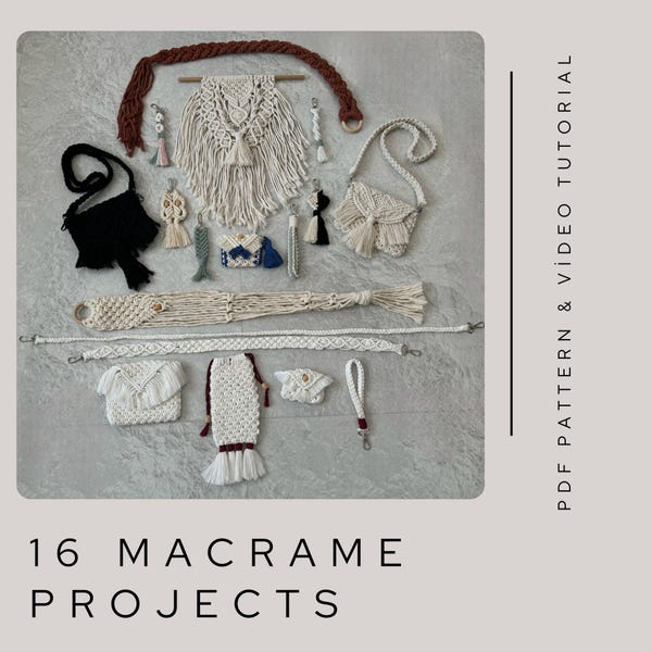 Macrame Pattern Book - Etsy